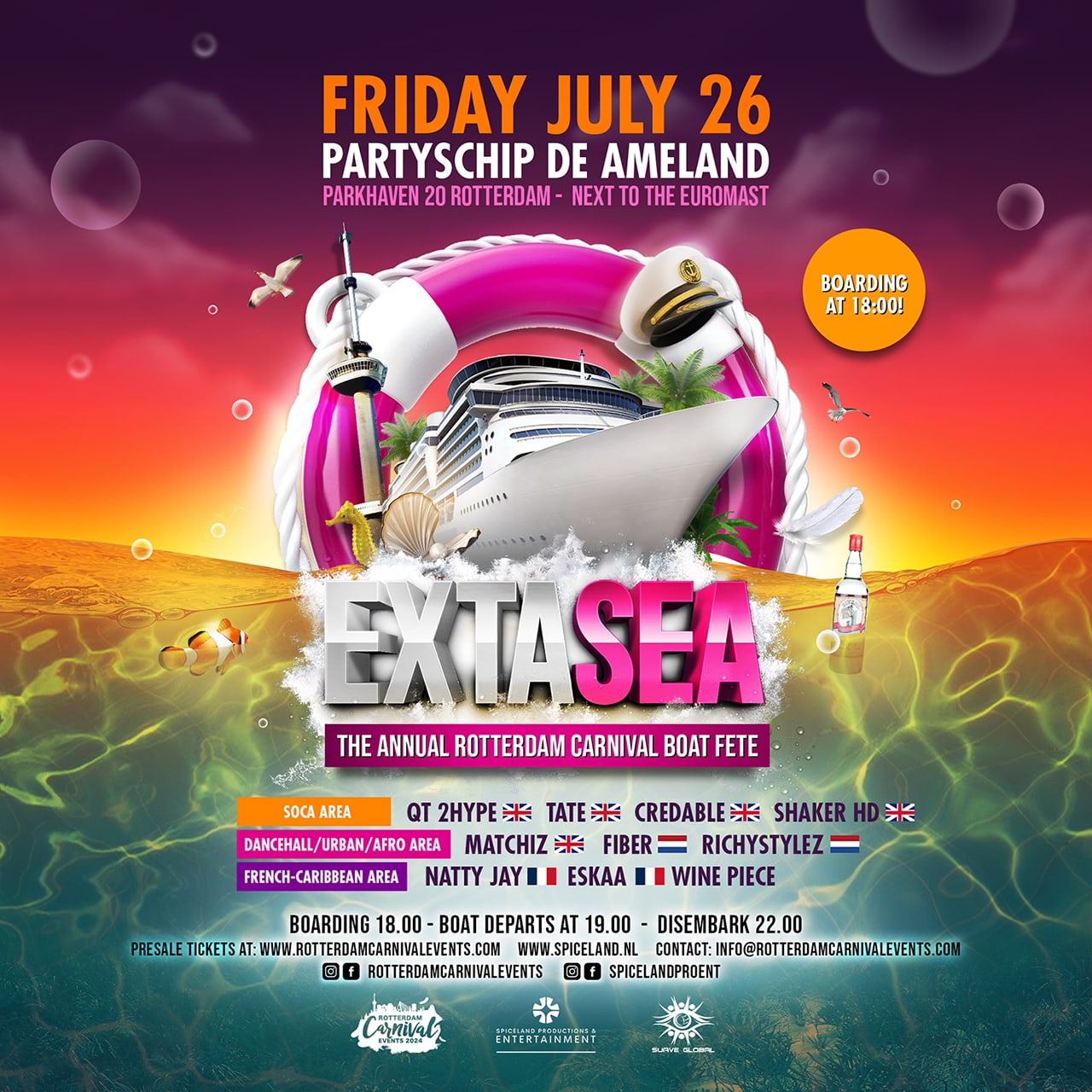 Zomercarnaval › Rotterdam Carnival Events